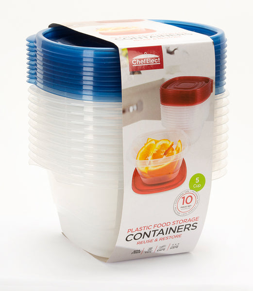 ChefElect 6 & 10 pack Food Container Sets – TDC USA INC