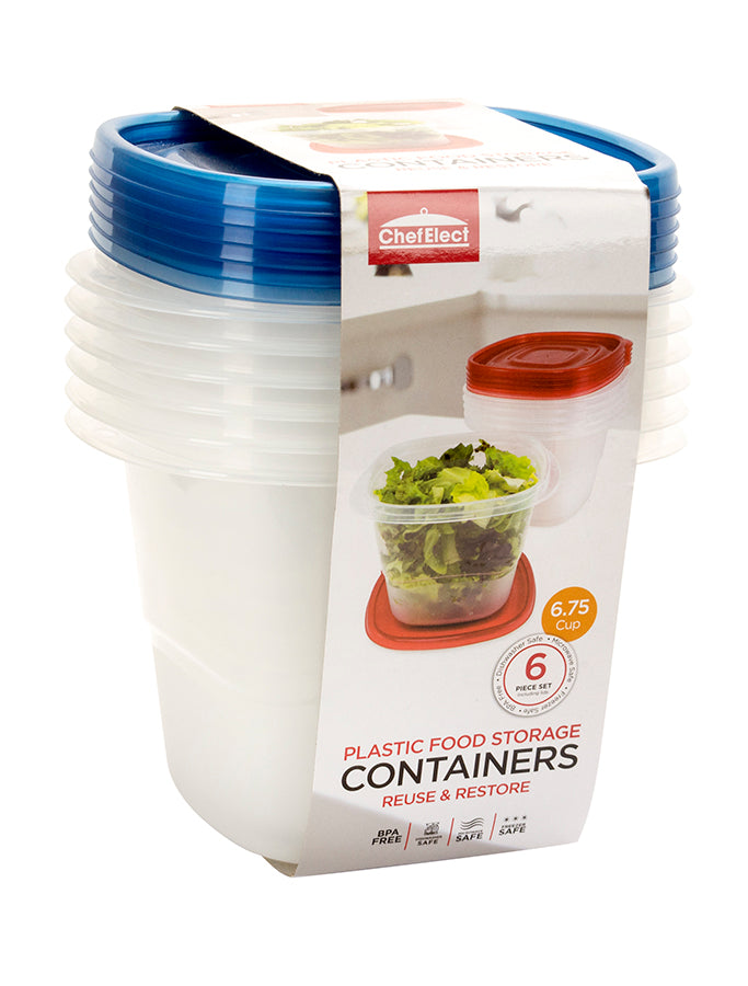 ChefElect 6 & 10 pack Food Container Sets – TDC USA INC